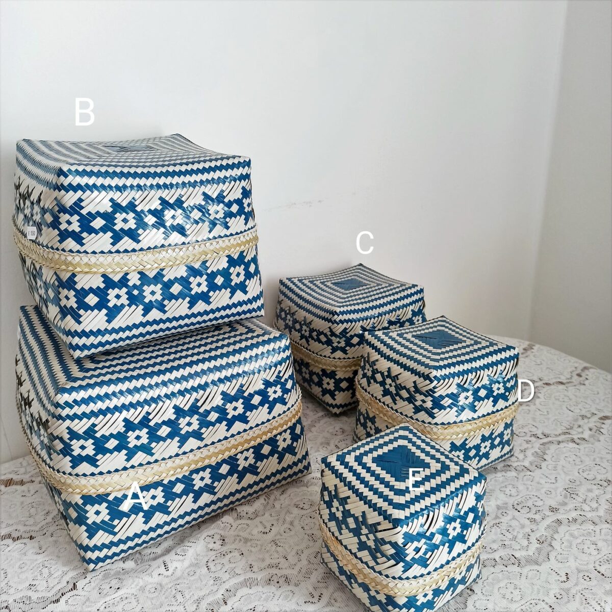 Set de 5 boîtes de rangement - Deco 1Do