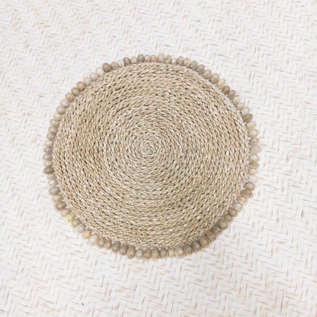 Set de table JONC DE MER et COQUILLAGES - Deco 1Do